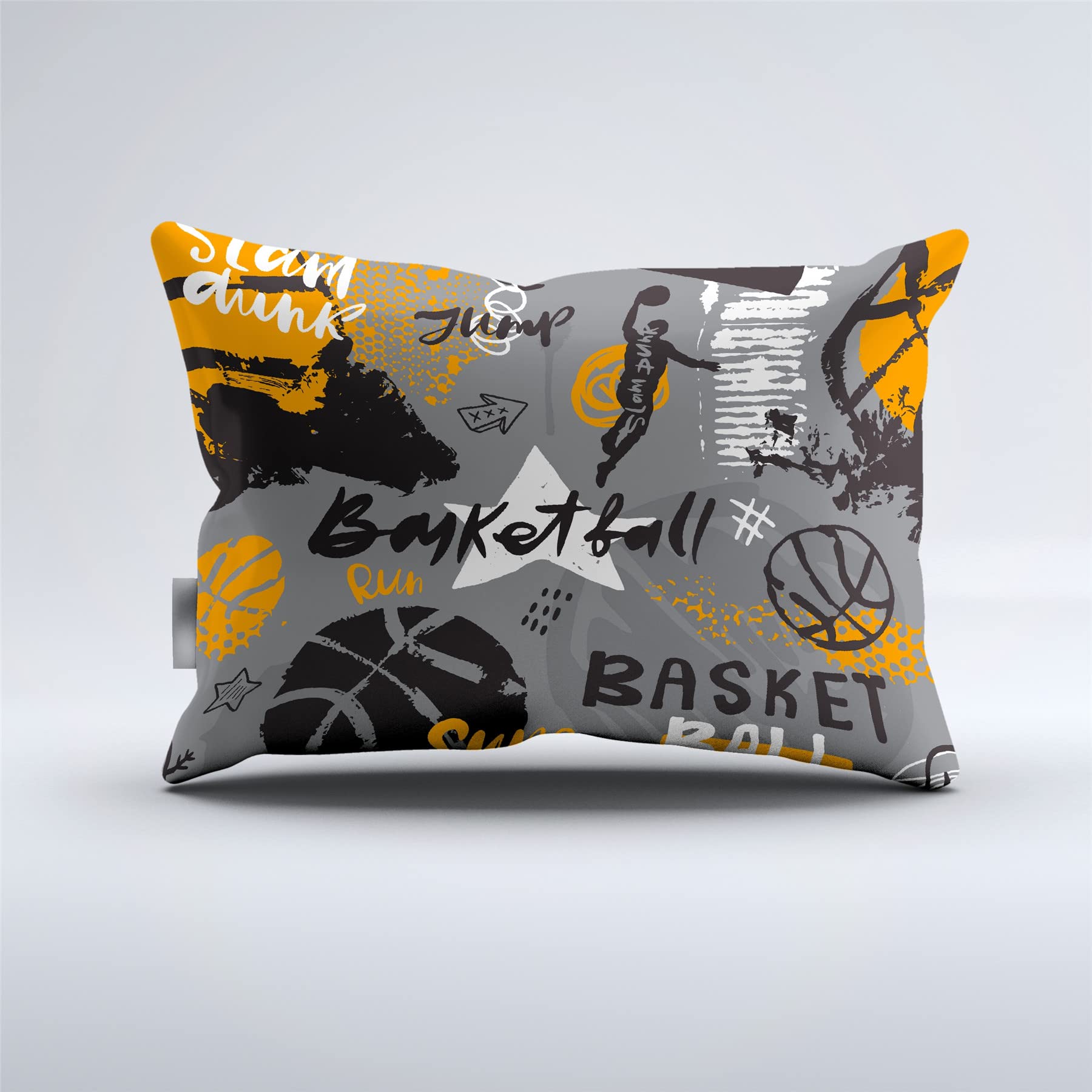 REALIN Basketball Nets Duvet Cover Set Basketball Dunking Bedding Girl Boy Kids Bed Sets 2/3/4PCS Quilt Covers/Sheets/Pillow Shams,Twin/Full/Queen/King (A,Full-200x229cm-3PCS)