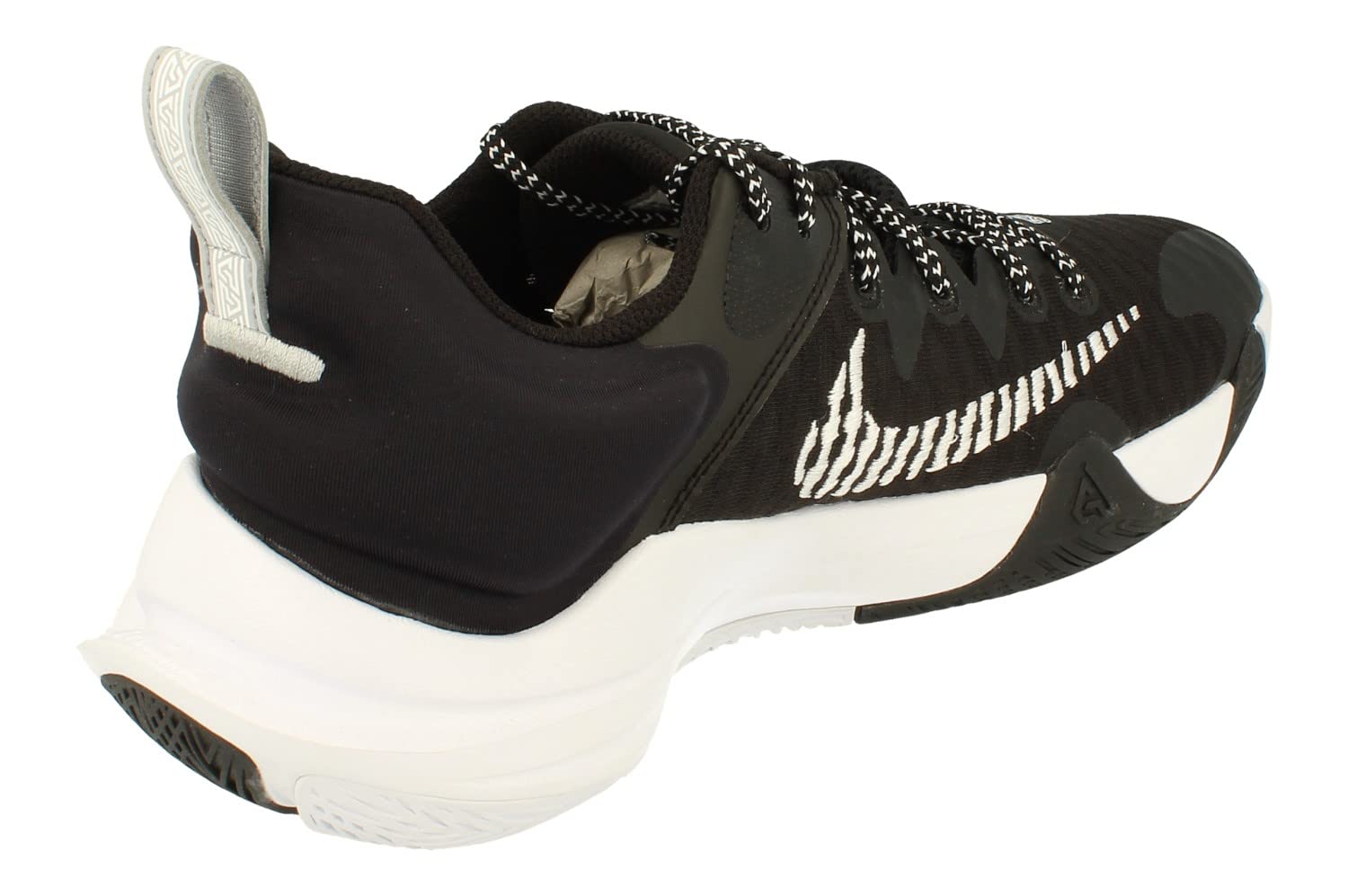 Nike Giannis Immortality Mens Basketball Trainers CZ4099 Sneakers Shoes (UK 6 US 7 EU 40, Black White Wolf Grey 010)