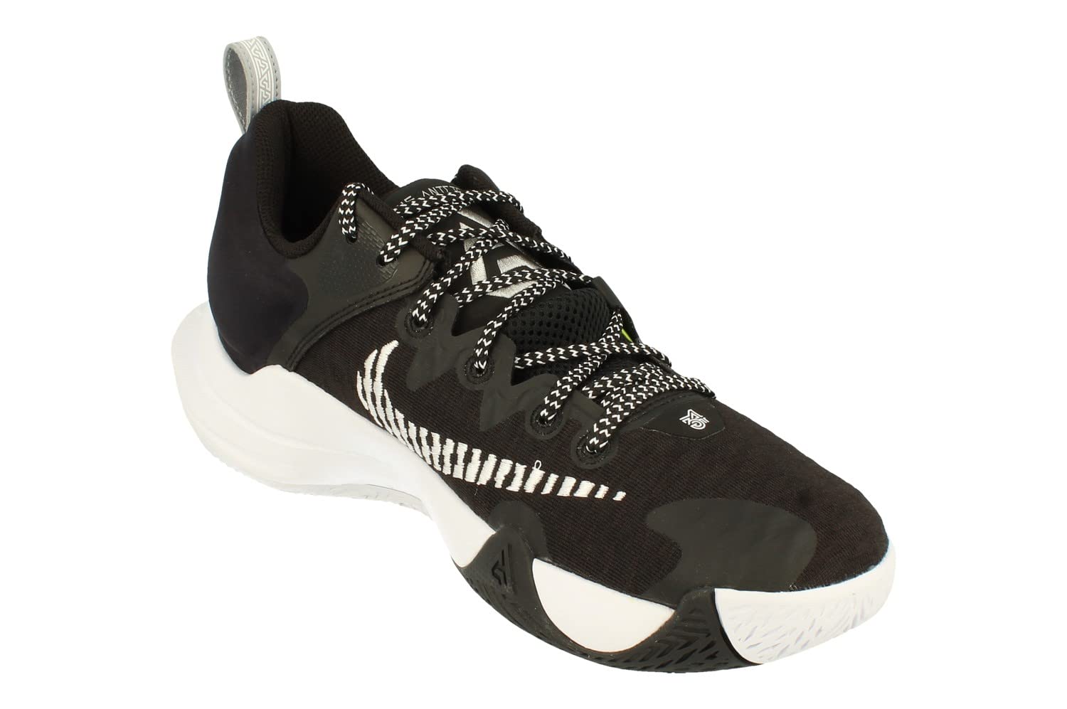 Nike Giannis Immortality Mens Basketball Trainers CZ4099 Sneakers Shoes (UK 6 US 7 EU 40, Black White Wolf Grey 010)