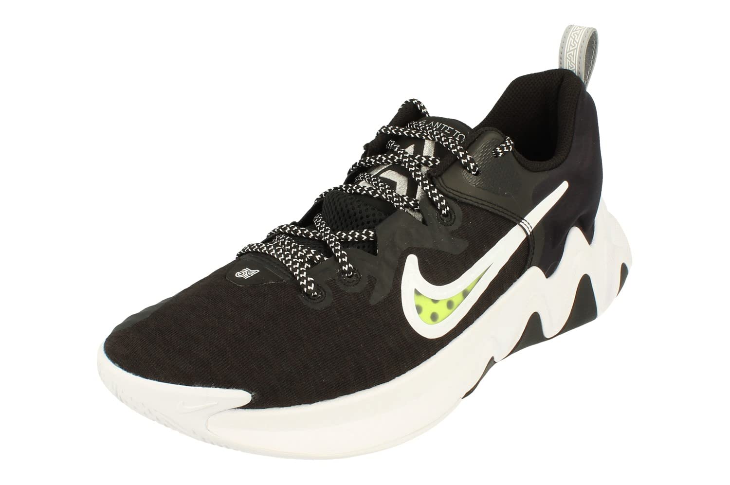 Nike Giannis Immortality Mens Basketball Trainers CZ4099 Sneakers Shoes (UK 6 US 7 EU 40, Black White Wolf Grey 010)