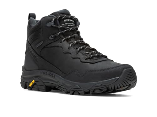 Merrell Men's Coldpack 3 Thermo Mid Waterproof Snow Boot, Black, 10.5 Wide