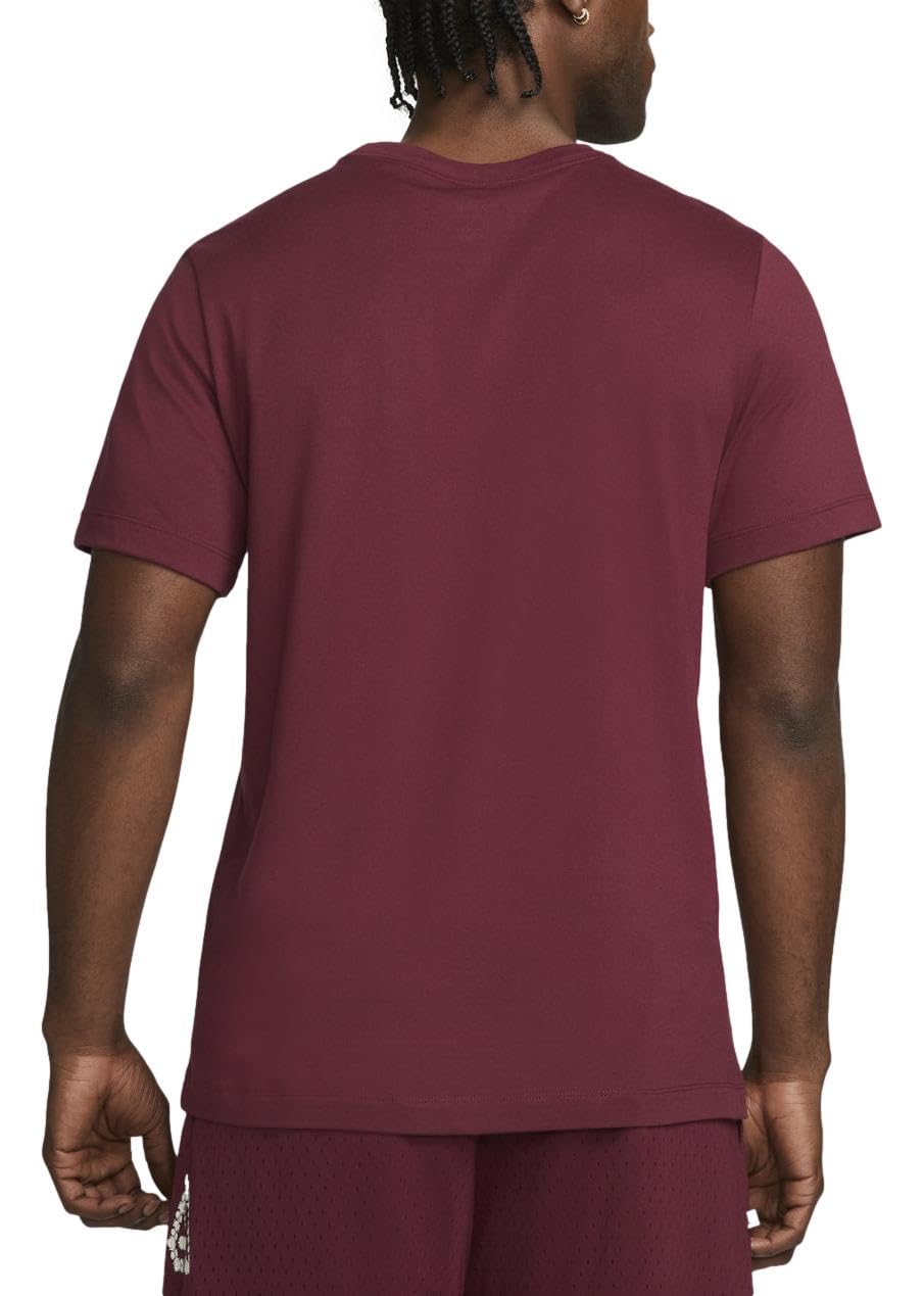Nike Men's Giannis Antetokounmpo Greek Freak Swoosh Dri-FIT Basketball Shirt (as1, Alpha, xx_l, Regular, Regular, Dark Beetroot)