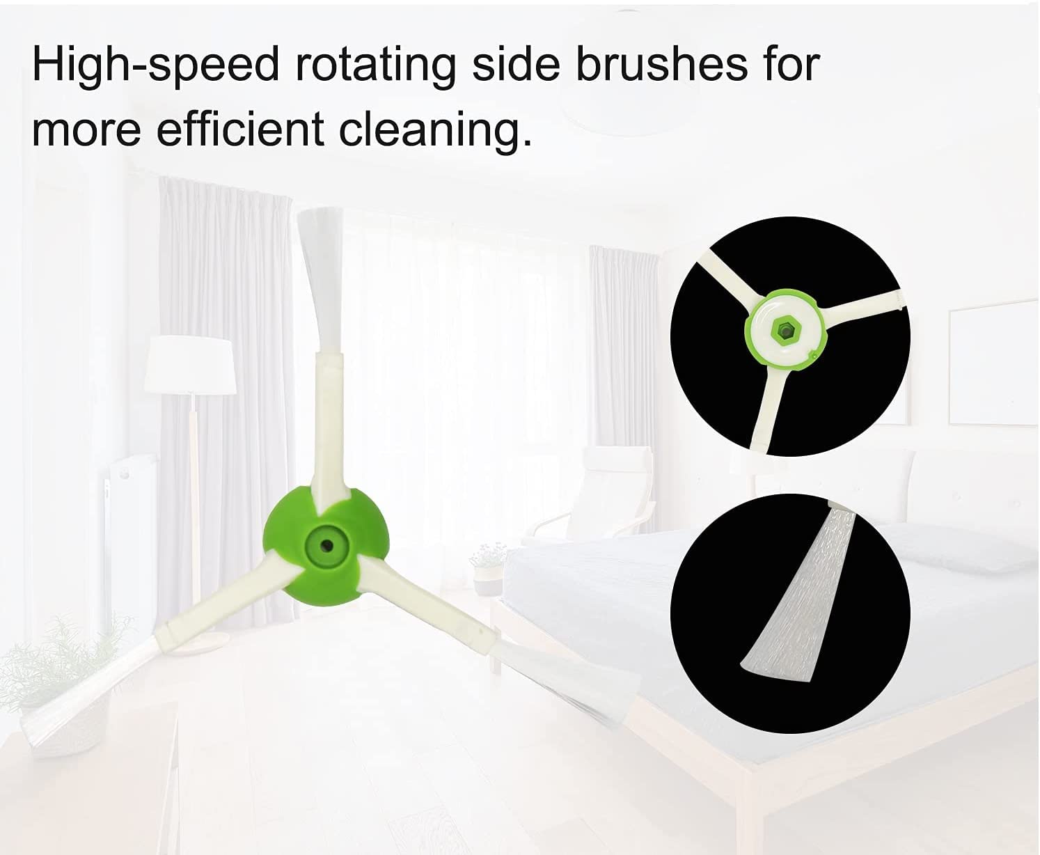 Replacement Parts Accessories for iRobot Roomba i3 E5 j7 i4 i7 i7 Plus i3+ i4 i4+ i6 i6+ i8 i8+ Plus E6 j7+ plus,E & I & j Series robot vacum(Rubber Brush, Filter,Edge-Sweeping Brush,vacuum Bags)
