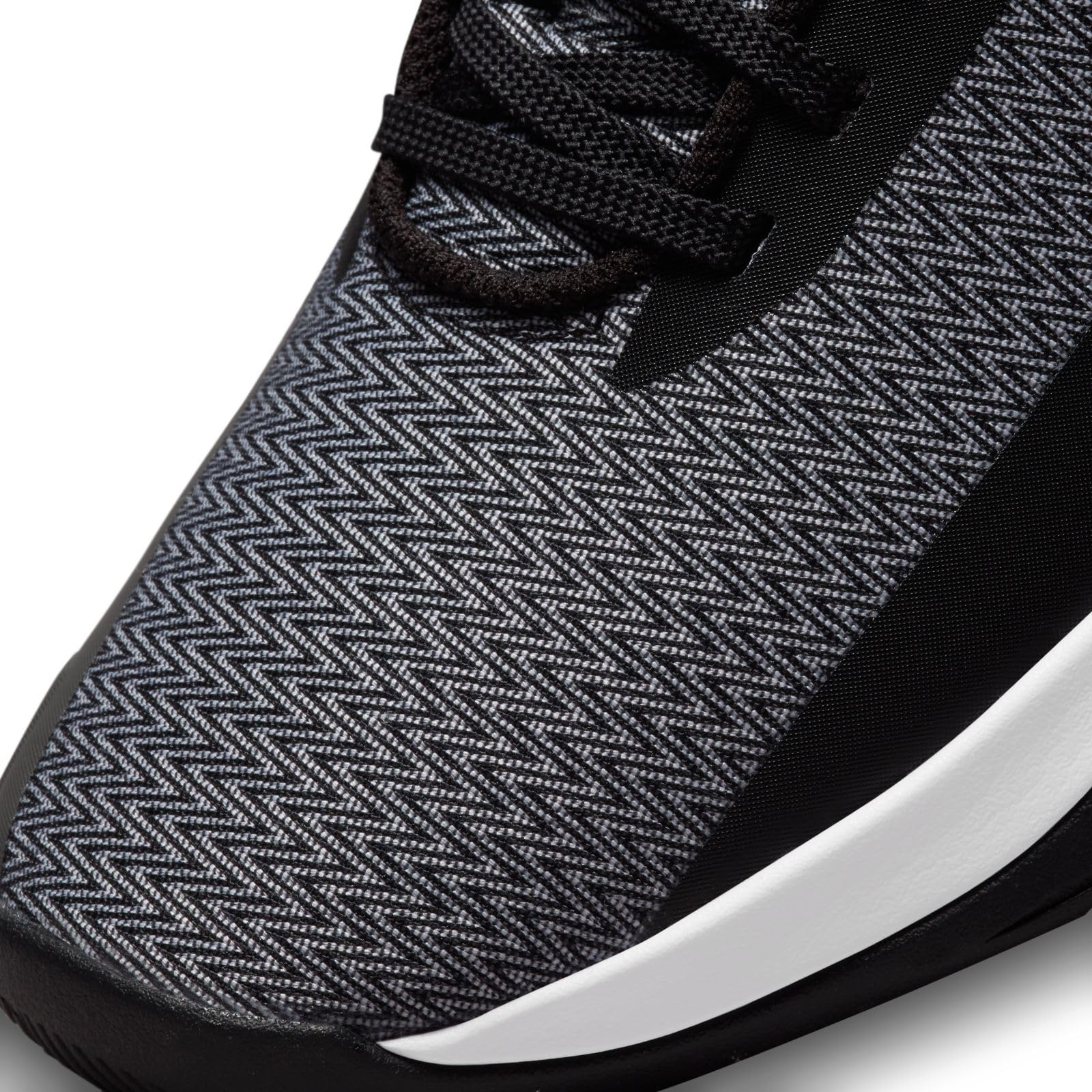 Nike Precision 6 Black Basketball Shoes (DD9535-003) for Men, Black/Iron Grey/White/White, 9 UK (9.5 US)