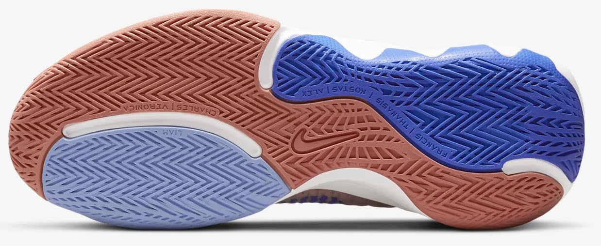 NIKE Men's Giannis Immortality Shoes Sneaker, Artic Orange Medium Blue, 15