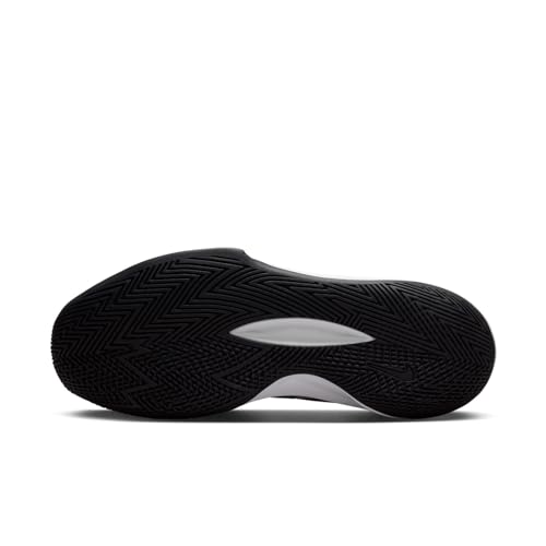 Nike Precision 6 Black Basketball Shoes (DD9535-003) for Men, Black/Iron Grey/White/White, 9 UK (9.5 US)
