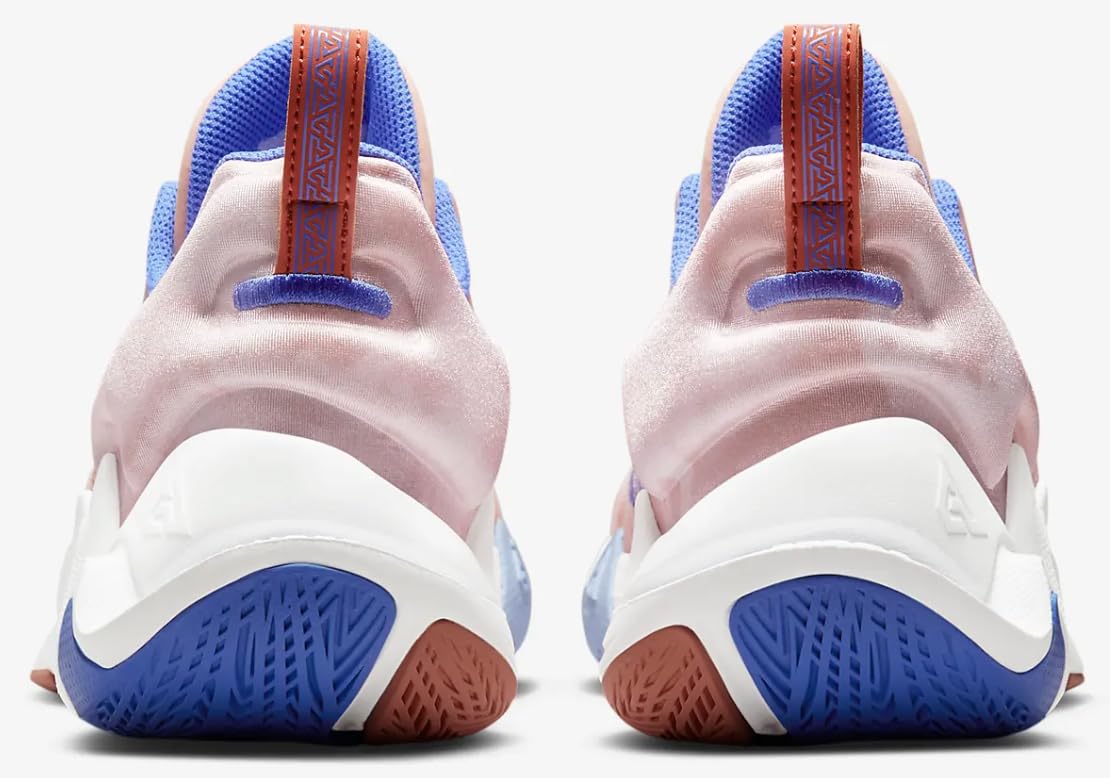 NIKE Men's Giannis Immortality Shoes Sneaker, Artic Orange Medium Blue, 15