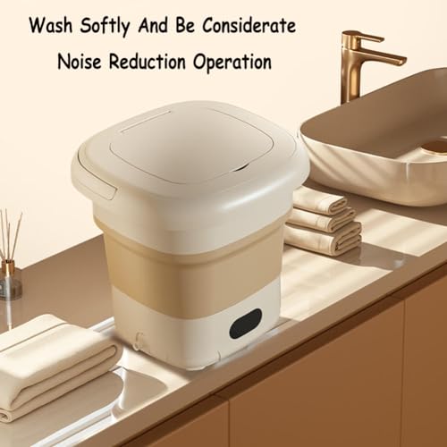 RUVSUN Mini Washer, Portable Washer Machine, Small Washing Machine, Small Dehydration Household Integrated Automatic Convenient Washing Machine, Suitable for Rv and Other Locations