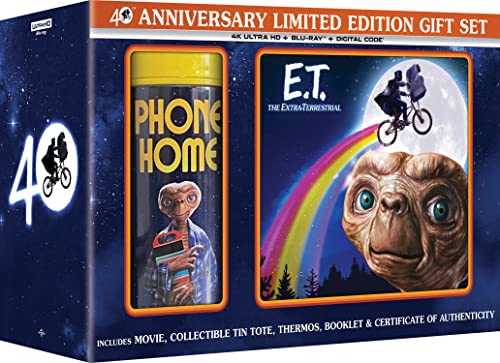 E.T. The Extra-Terrestrial - 40th Anniversary Limited Edition Gift Set [4K Ultra HD + Blu-ray + Digital - Amazon Exclusive] [4K UHD]