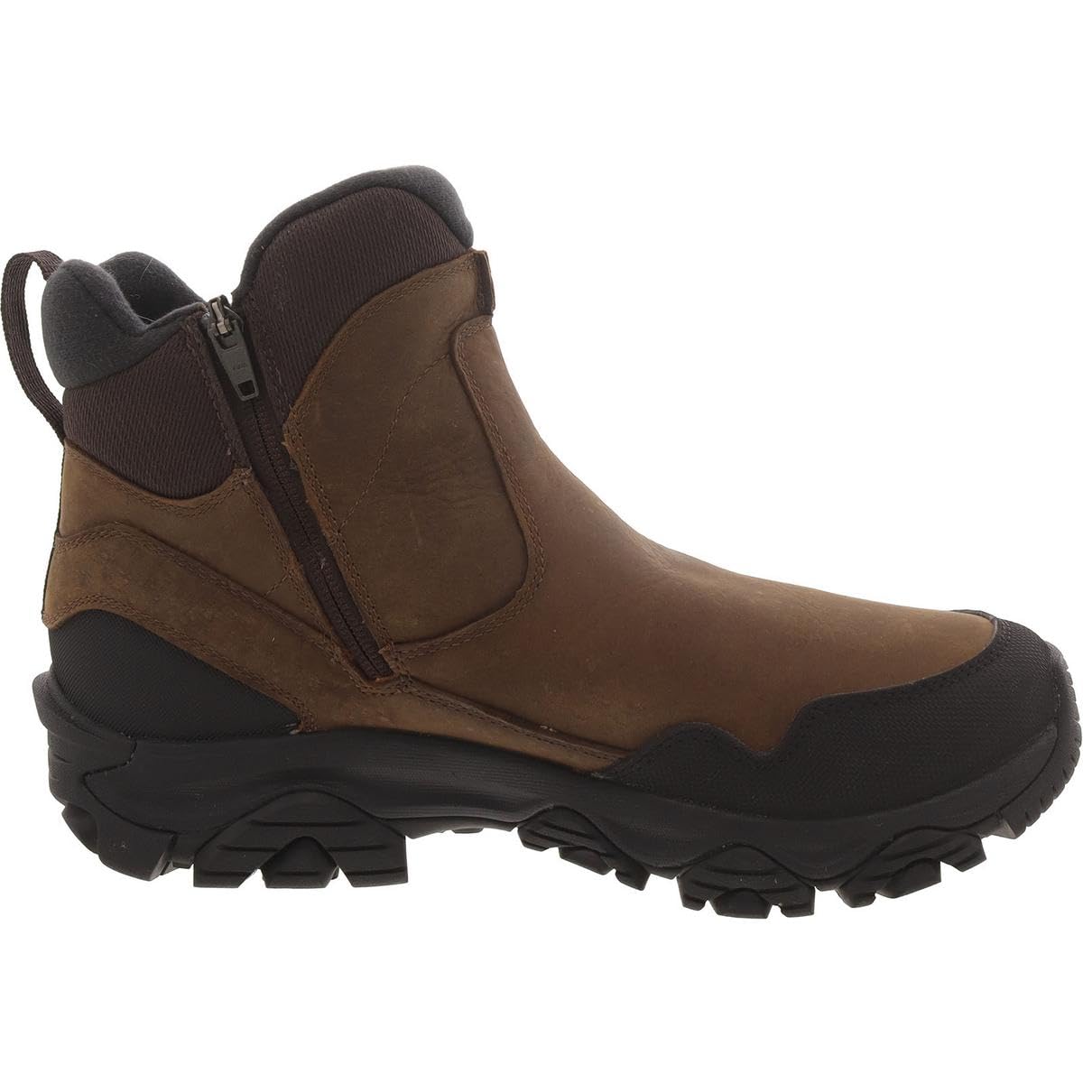 Merrell Men's Coldpack 3 Thermo Tall Zip Waterproof Snow Boot, Earth, 12 Wide