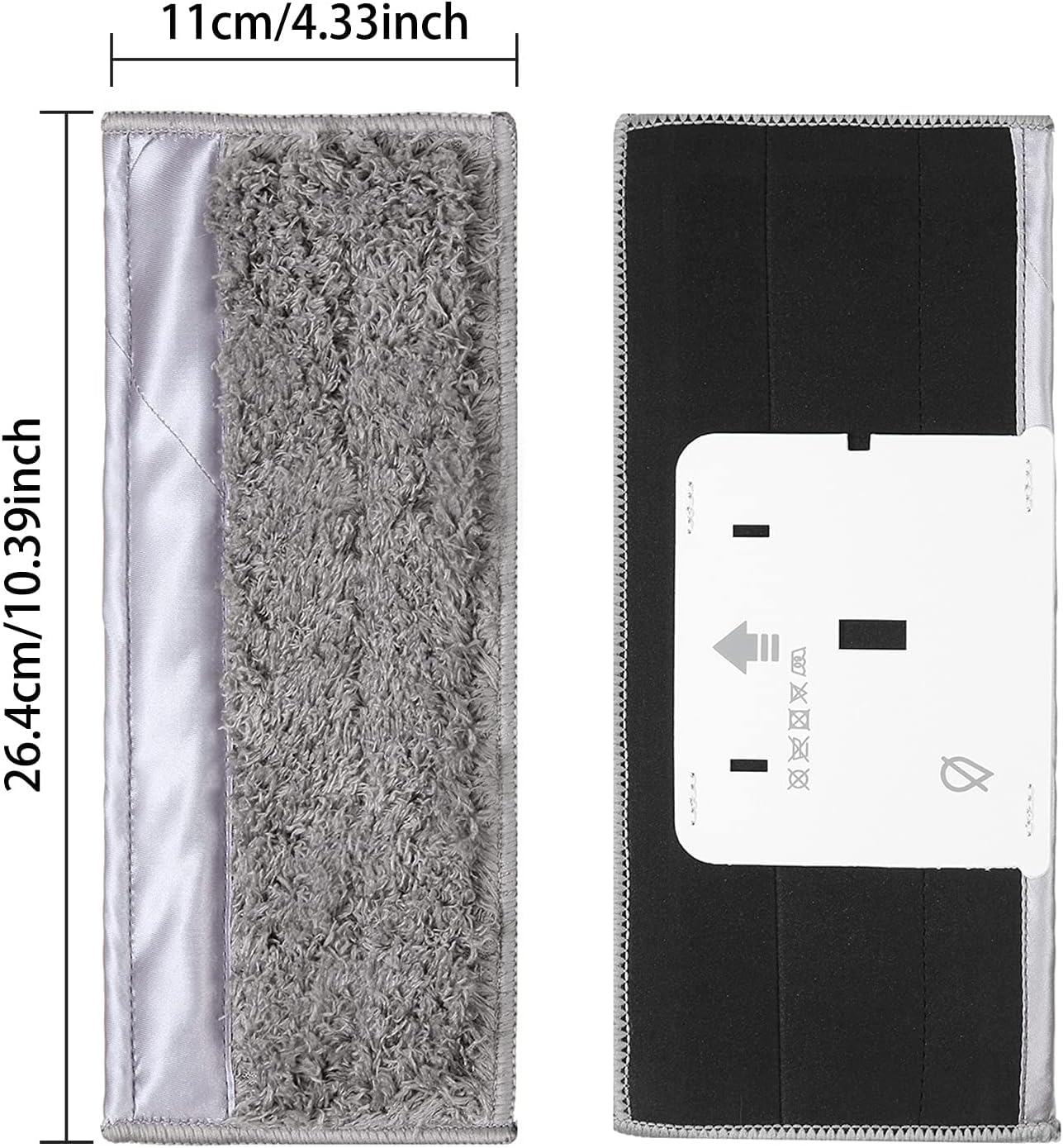 8 Pack Mop Pads Replacement Parts Compatible for IRobot Braava Jet M6 (6110) (6012) (6112) (6113) Ultimate Robot Mop Maintenance Accessories ((4wet+4dry))