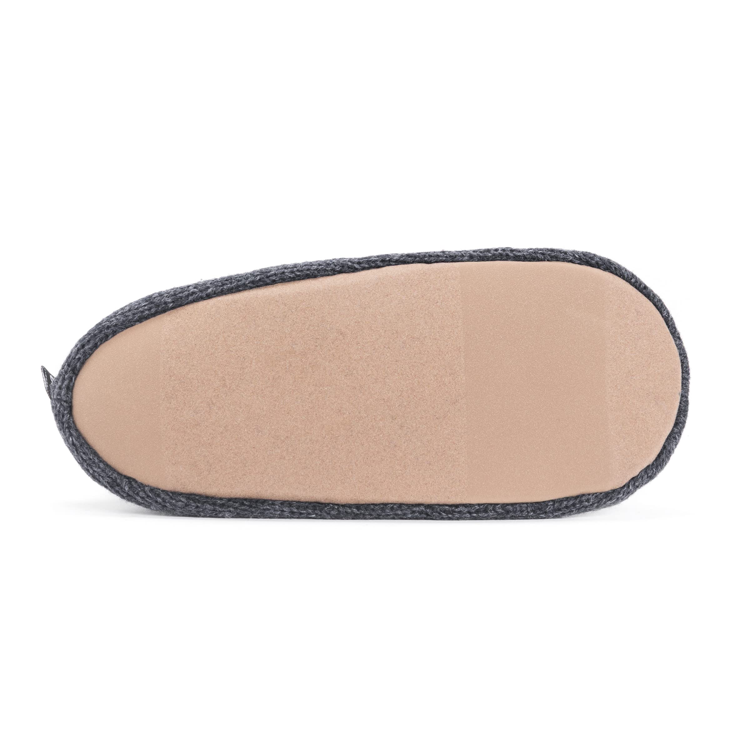 MUK LUKS Men's Morty Ragg Wool Slipper, Denim, 10-11