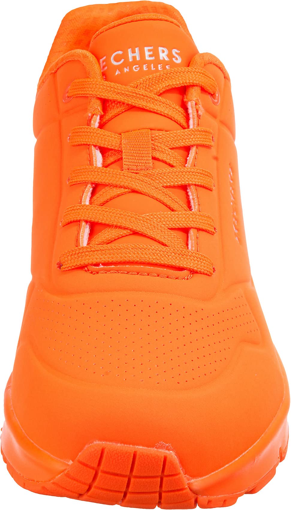 Skechers Women's Uno-Night Shades Sneaker, Orange, 8