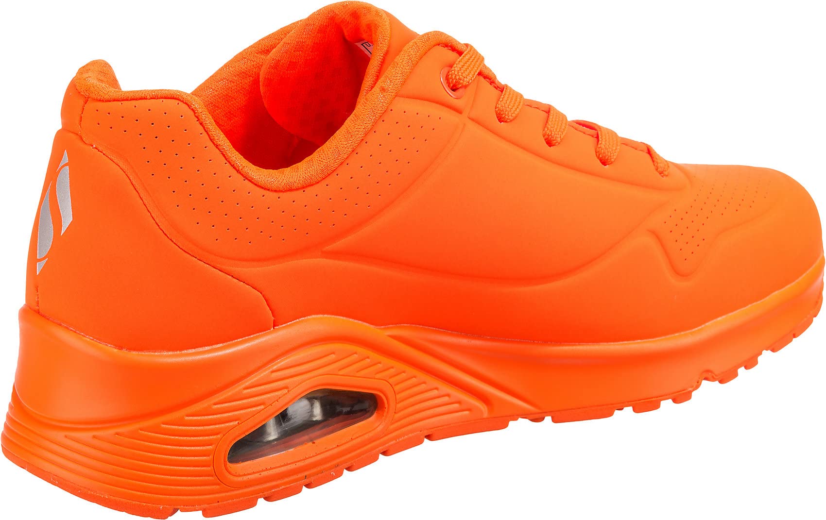 Skechers Women's Uno-Night Shades Sneaker, Orange, 8