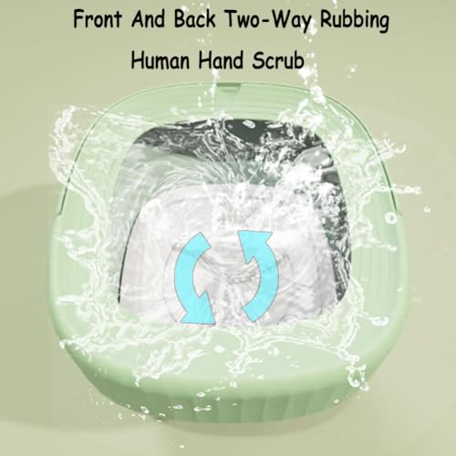 RUVSUN Small Washing Machine, Mini Washer and Dryer, Washer Machine, Fully Automatic Integrated Small Washing Machine, 360 ° Deep Cleaning Clothes Without Dead Ends Design, Suitable for Bathroom