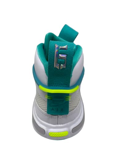 Nike Air Jordan XXXVI Guo Big Kids' Basketball Shoes (White/Hyper Jade/Metallic Silver/Volt, us_Footwear_Size_System, Big_Kid, Numeric, Medium, Numeric_4)