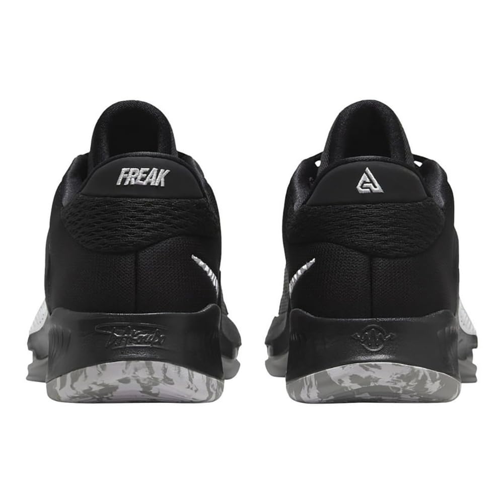 Nike Men's Zoom Freak 4 shoe, Black/White Light Smoke Grey, 8