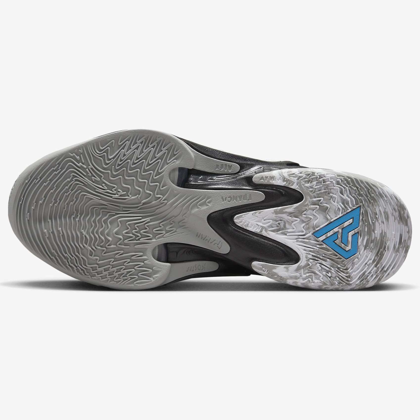 Nike Men's Zoom Freak 4 shoe, Black/White Light Smoke Grey, 8