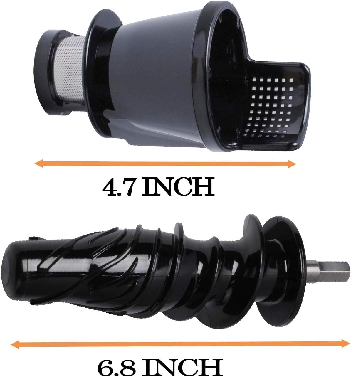 8006 Juicer Replacement Parts Compatible with Omegae 8006 8005 8004 8003 NC900 Slow Masticating Juicer 2 Juicing Screen Juicer Auger