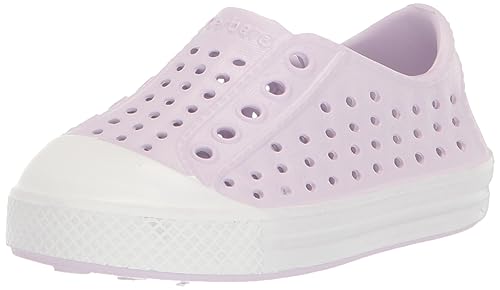 Gerber Kids Boys and Girls Toddler Light-Weight Pull-On Sneaker Crib Shoe, Purple, 6 US Unisex