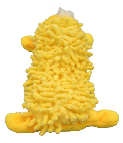 Amazing Pet Products Shaggy Lite Pet Squeak Toy, Duck