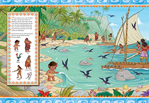 Disney Moana 3D Look and Find Activity Book! - 3D Glasses Included! - PI Kids