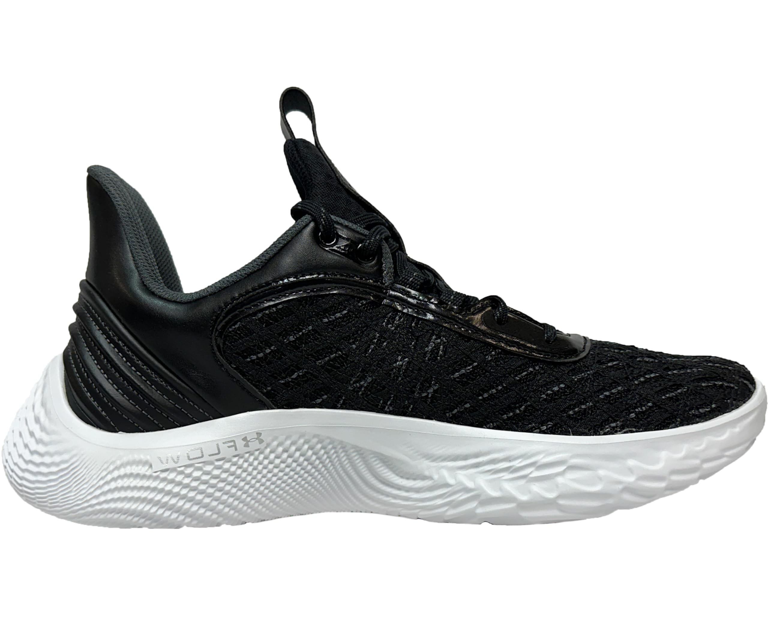 Under Armour Curry Flow 9 Team Basketball Shoes - Black - Men's Size 8 / Women's Size 9.5, Black/White