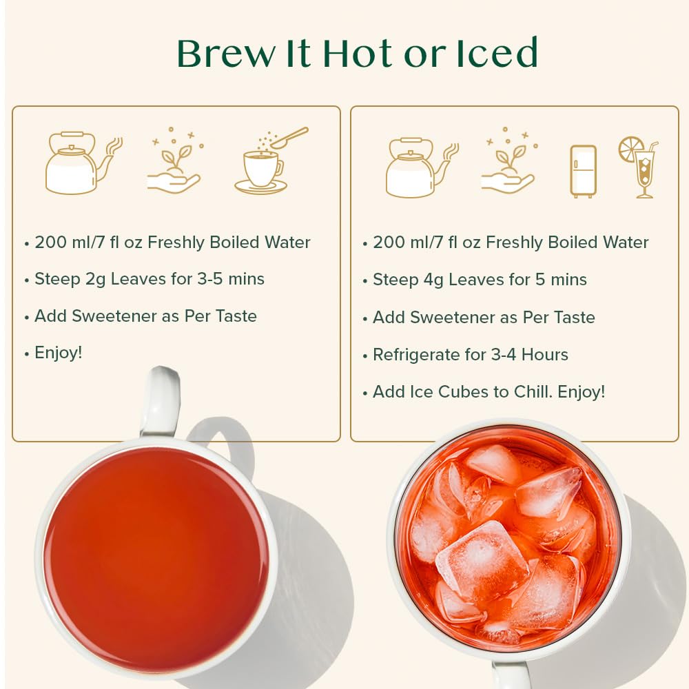 VAHDAM, Darjeeling Tea Leaves From Himalayas 170+ Cups (340g/12oz) Pure Unblended Darjeeling Black Tea, FTGFOP1 Grade Loose Leaf Tea | Packed & Shipped Direct From Source In India