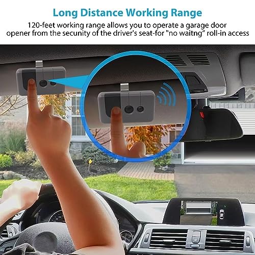 Garage Door Opener Remote for Sears Craftsman 139.53753315mhz 139.53985D Purple Button Three Button Remote