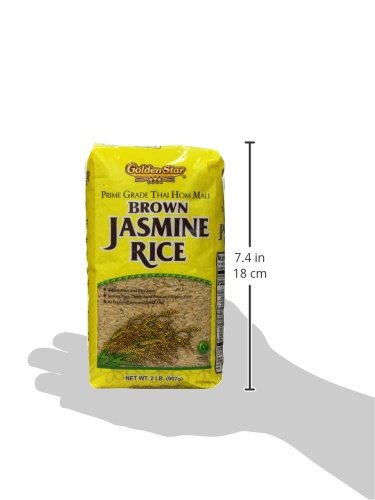Golden Star Brown Jasmine Rice, 2 lbs