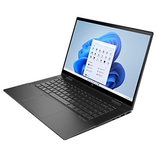 HP 2022 Envy X360 2-in-1 Touch Screen Laptop, 15.6" FHD IPS Display, AMD 6-Core Ryzen 5 5625U (Beat i7-1265U), 8GB DDR4 RAM, 256GB PCIe SSD, USB-C, HDMI, WiFi 6, SD Card Reader, Backlit KB, Win 11