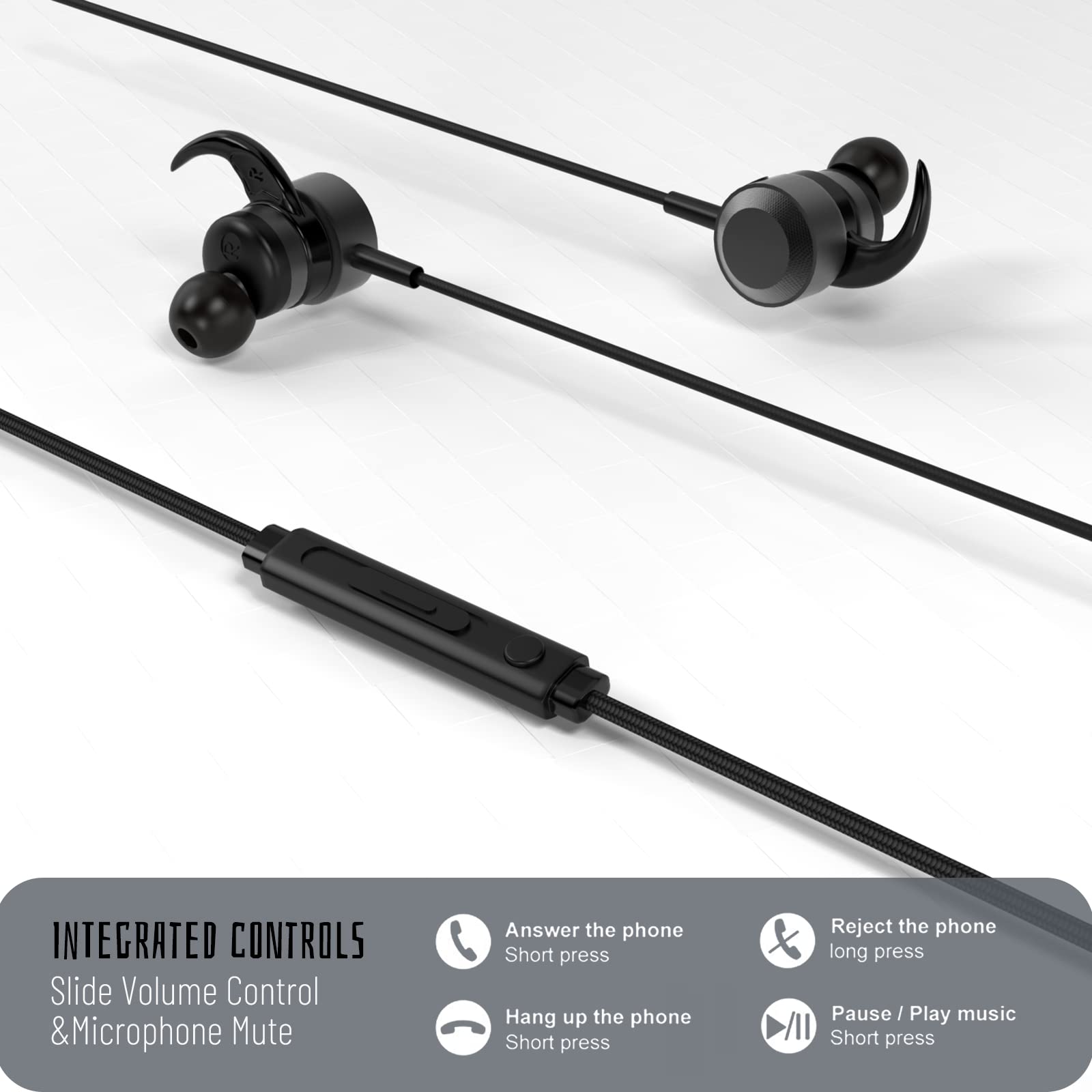 targeal USB C Wired Gaming Ear Buds - 7.1 Surround Sound in-Ear Headphone - Detachable Microphone - Integrated Mute and Volume Control - Gamer Earbuds for Mobile Gaming, Switch, Xbox One, PS, PC