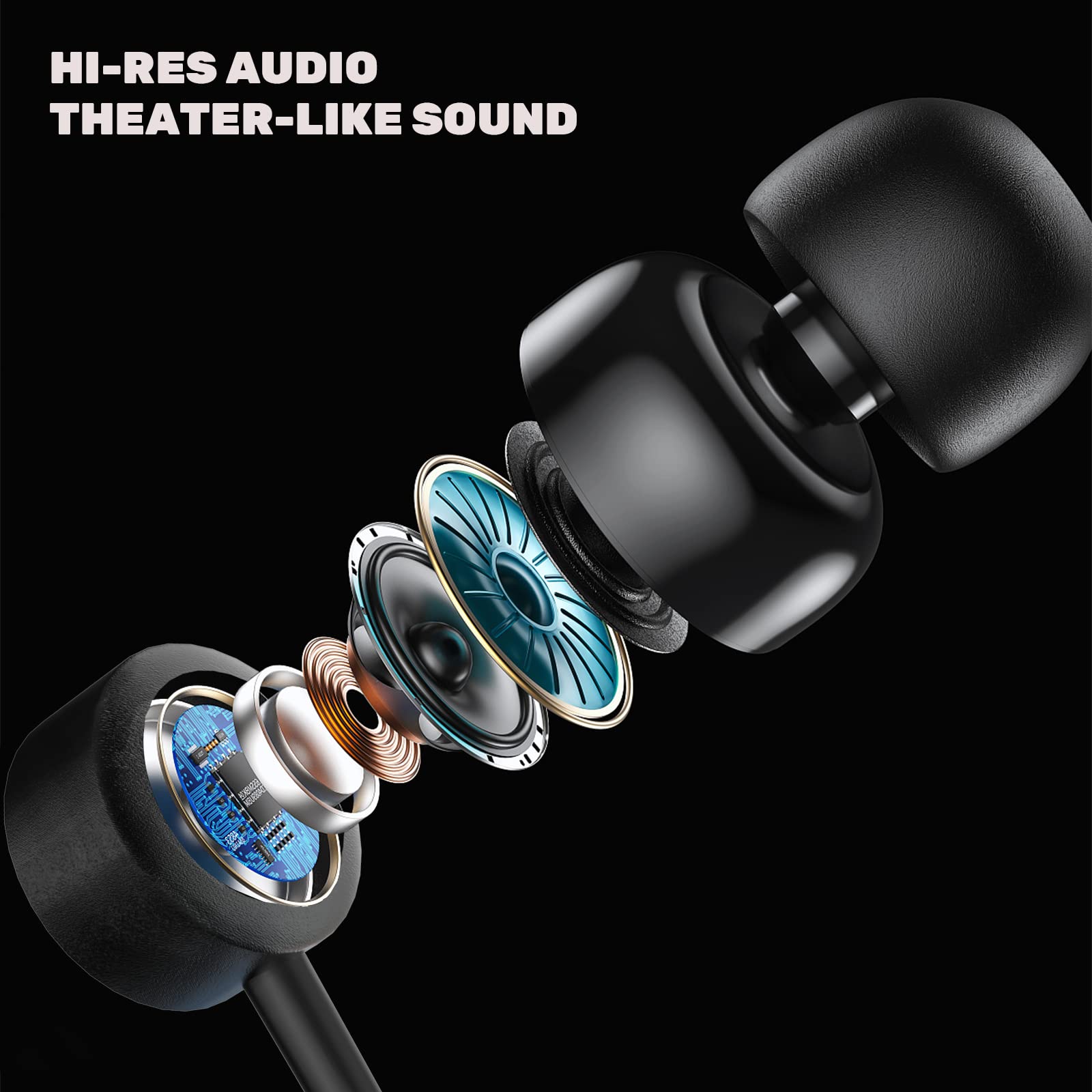 targeal USB C Wired Gaming Ear Buds - 7.1 Surround Sound in-Ear Headphone - Detachable Microphone - Integrated Mute and Volume Control - Gamer Earbuds for Mobile Gaming, Switch, Xbox One, PS, PC