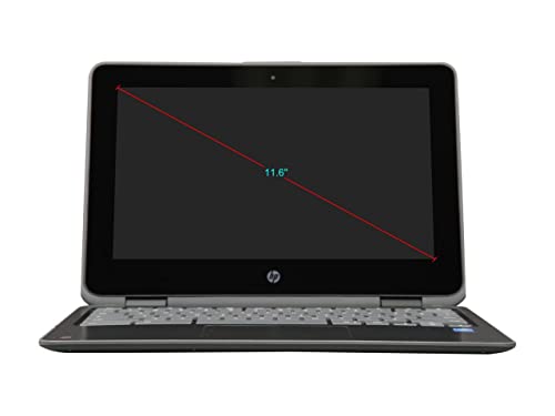 HP Chromebook 11 x 360 2-IN-1 11.6 inches (1366x768) TOUCHSCREEN, Celeron Dual-Core N3350, 32GB SSD, 4GB, Bluetooth, Webcam Chrome OS (GRAY) (Renewed)