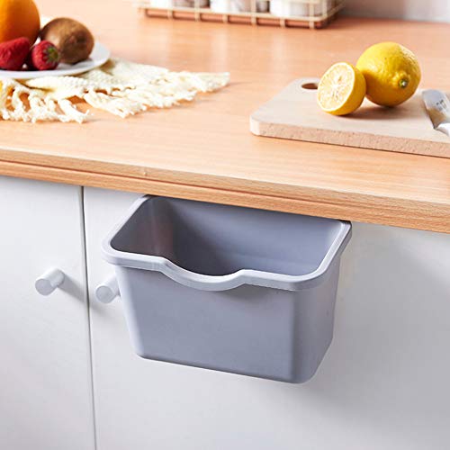 ekqw015l ekqw015l Kitchen Cabinet Door Hanging Rubbish Trash Bin Can Sundries Storage Container Rice White