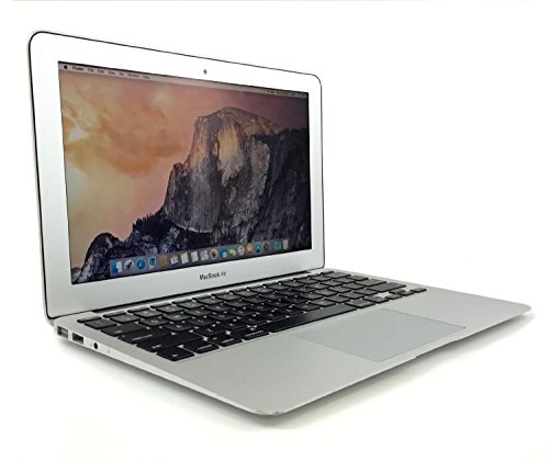 Apple MacBook Air MD711LL/B 11.6in Widescreen HD Laptop, Intel Dual-Core i5 up to 2.7GHz, 4GB RAM, 128GB SSD, HD Camera, USB 3.0, 802.11ac, Mac OS X (Renewed)