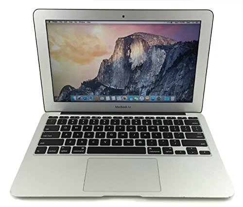 Apple MacBook Air MD711LL/B 11.6in Widescreen HD Laptop, Intel Dual-Core i5 up to 2.7GHz, 4GB RAM, 128GB SSD, HD Camera, USB 3.0, 802.11ac, Mac OS X (Renewed)