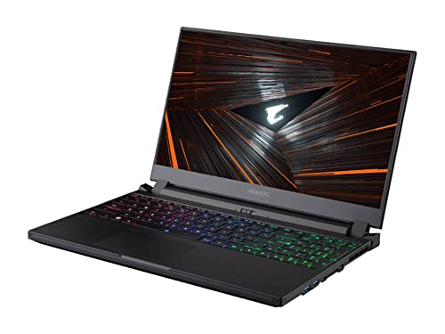 GIGABYTE AORUS 5 SE4 15.6" FHD 144Hz (Intel 12th Gen i7-12700H, 64GB RAM, 2TB SSD, GeForce RTX 3070 8GB) Thin Bezel, IPS 3A Gaming Laptop, Thunderbolt 4, RGB Backlit Keyboard, IST Cable, Win 11 Home