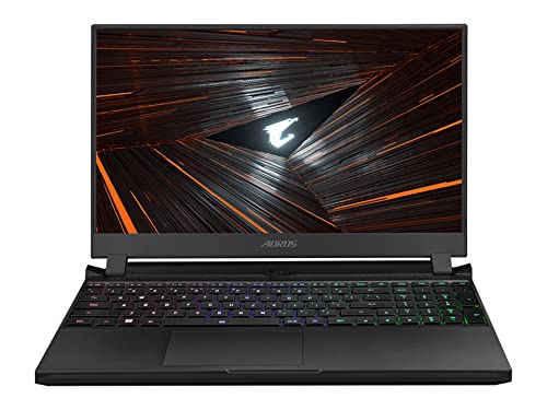 GIGABYTE AORUS 5 SE4 15.6" FHD 144Hz (Intel 12th Gen i7-12700H, 64GB RAM, 2TB SSD, GeForce RTX 3070 8GB) Thin Bezel, IPS 3A Gaming Laptop, Thunderbolt 4, RGB Backlit Keyboard, IST Cable, Win 11 Home