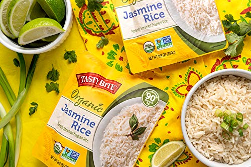 Tasty Bite Jasmine Rice, Microwaveable Cooked Rice, 8.8 Ounce (Pack of 6)