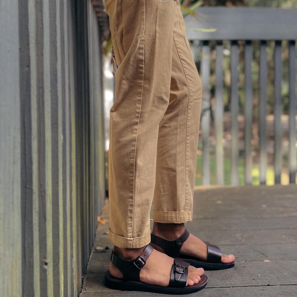 The Original - Leather Adjustable Buckle Sandal - Mens Sandals