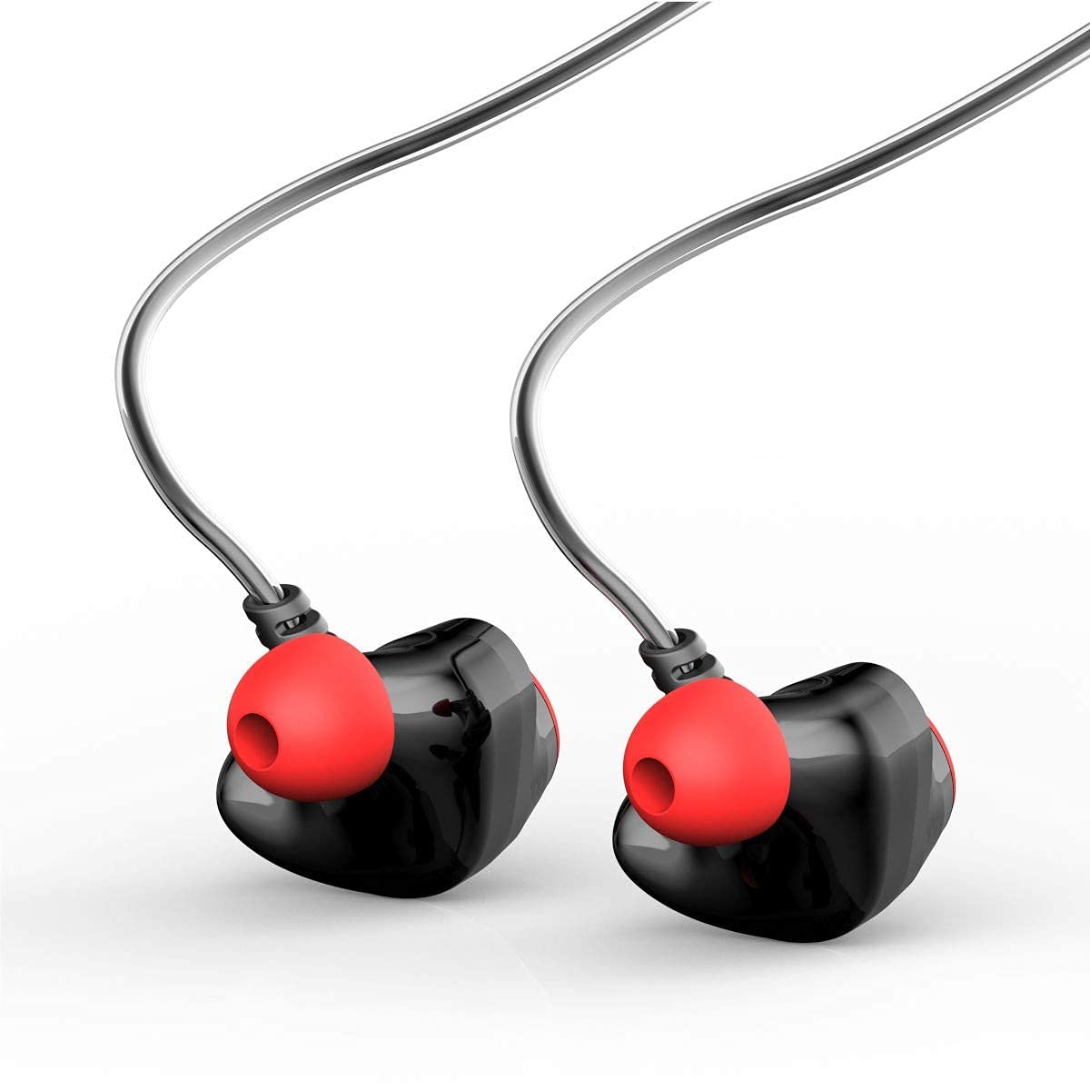 HP PS4 Gaming Earbuds in Ear Headphones with Mic, Stereo Bass Earphones with Detachable Dual Microphone and Volume Control for Mobile Devices, Xbox One, PS4, PC