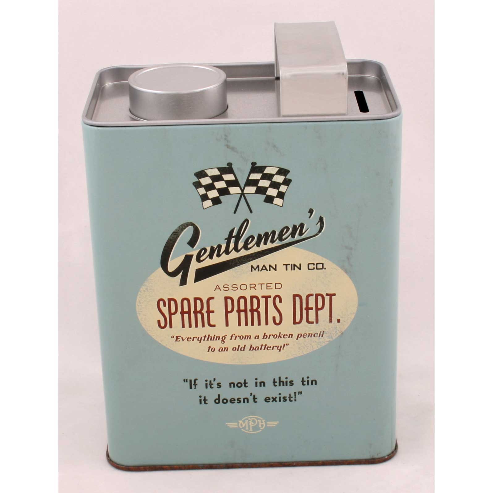 Widdop & Co Money Box/Fund ~ Money Tin ~ Oil Can/Motoring Design ~ Spare Parts
