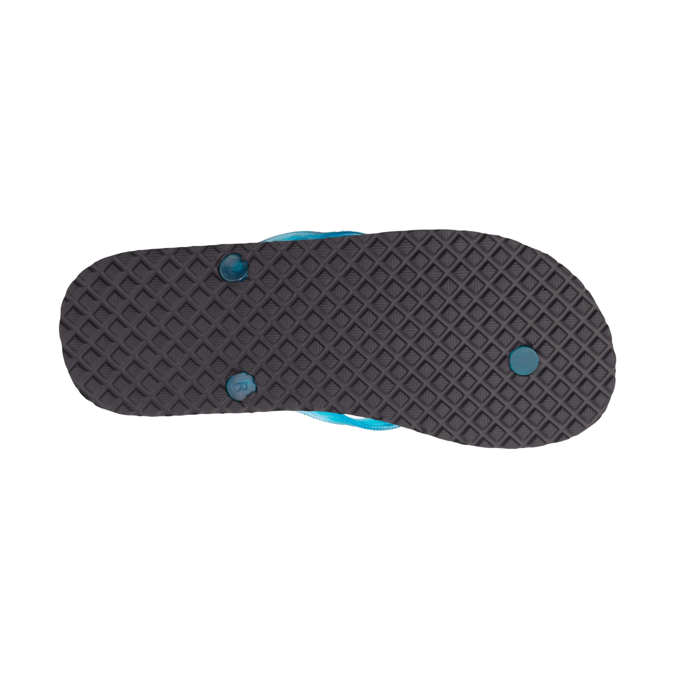 Locals Original Slippah, Translucent Turquoise Strap, 9-10 US Women / 8-9 US Men (Marked as Size 11)