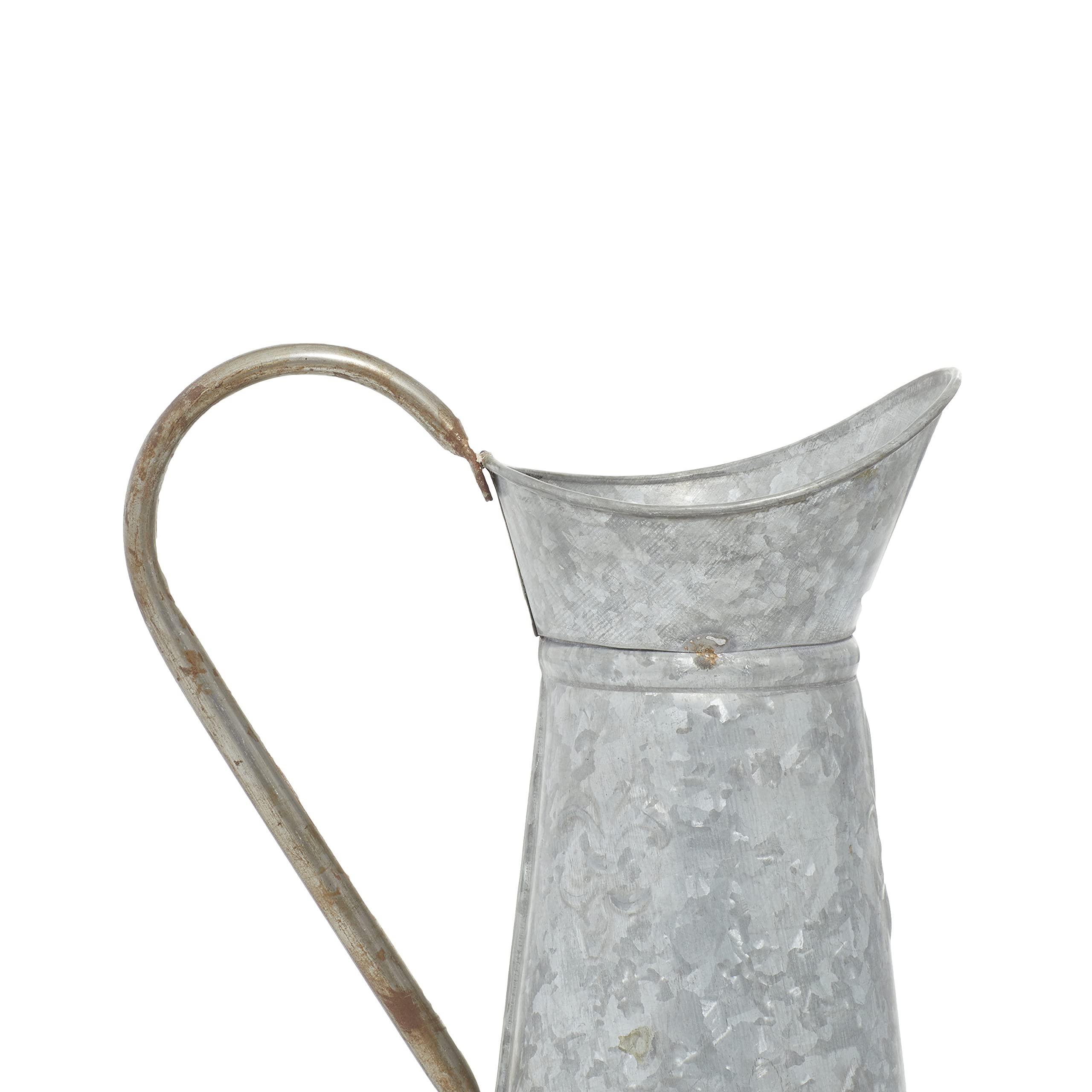 Deco 79 Metal Watering Can Indoor Outdoor Planter Small Planter Pot, Planter 10" x 6" x 12", Brown
