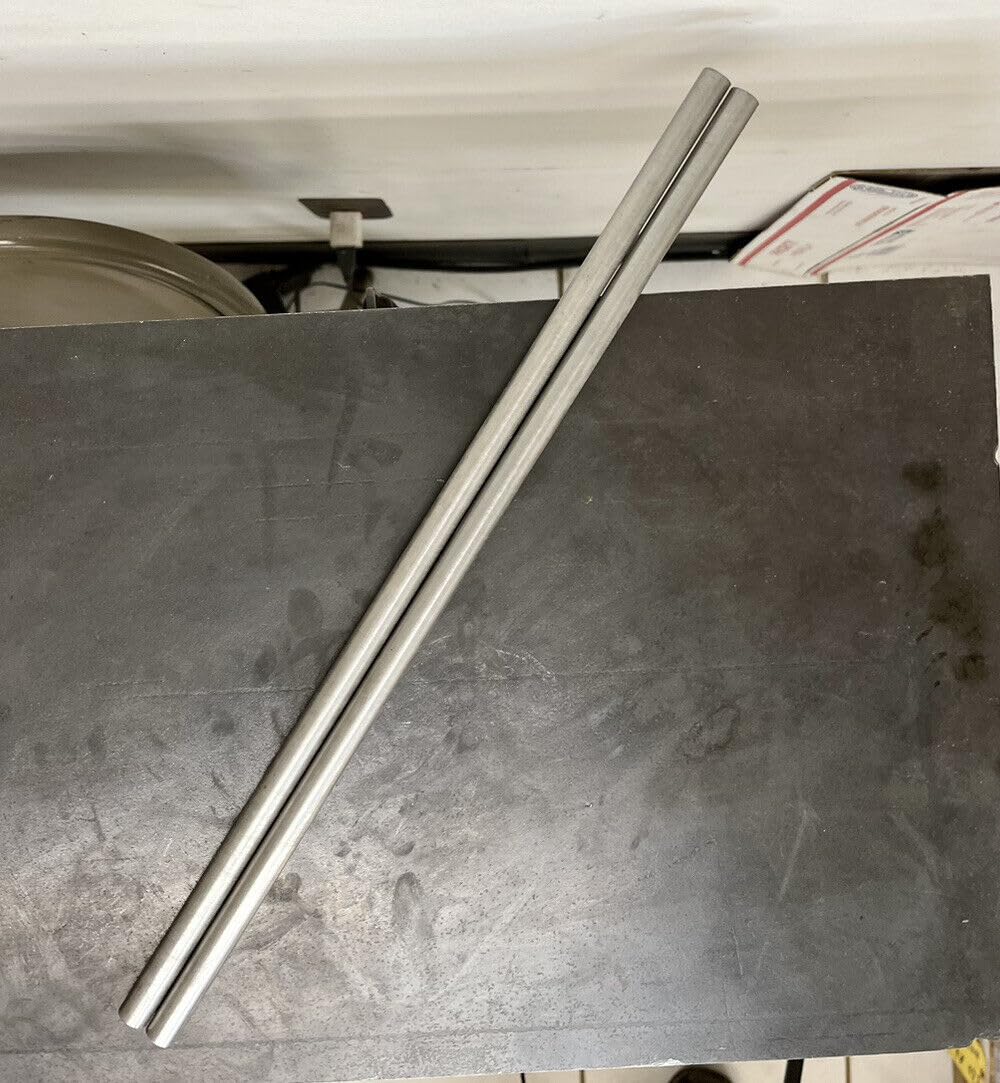 Set of Two, Garage Door Torsion Spring Winding Bars, 17" Rods (303 Stainless)