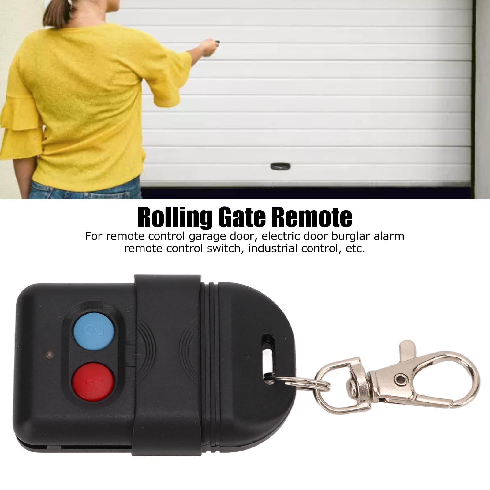 Garage Door Remote Control, Garage Door Opener Remote Control Door LED Light Window Entrance Access Control