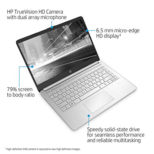 2022 Newest HP 14 Laptop, 14" HD IPS Display, AMD Ryzen 3 3250U Processor, AMD Radeon Graphics, 16GB RAM, 1TB SSD, USB Type-C, HDMI, Long Battery Life Up to 10 Hours, Windows 11 + Microfiber Cloth
