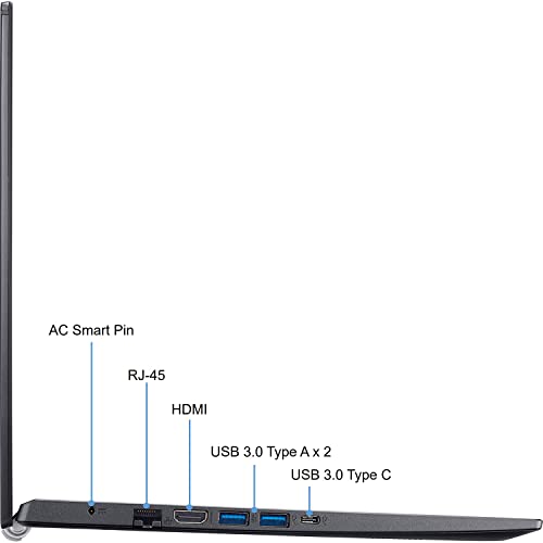 Acer Aspire 5 Notebook Laptop, 15.6 inch FHD Display, Intel Core i7-1165G7, 20GB RAM, 1TB PCIe SSD, Webcam, Backlit Keyboard, Fingerprint Reader, HDMI, Wi-Fi 6, Windows 11 Home, Black