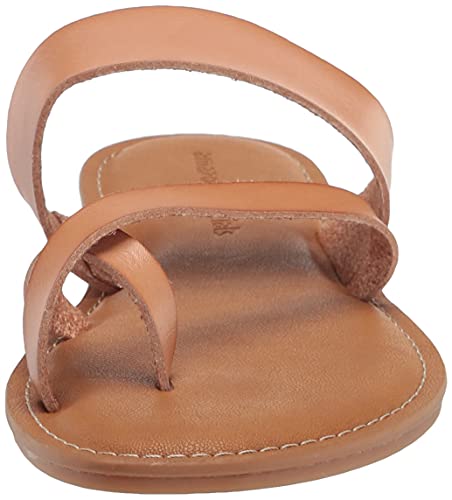 Amazon Essentials Women's One Band Flip Flop Sandal, Natural, 9.5